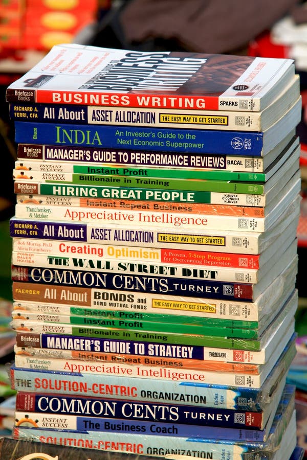 Business management books editorial photography. Image of still - 21729812