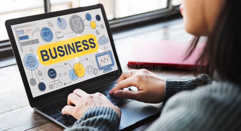 Business Management Company System Graphics Concept Stock Image - Image ...