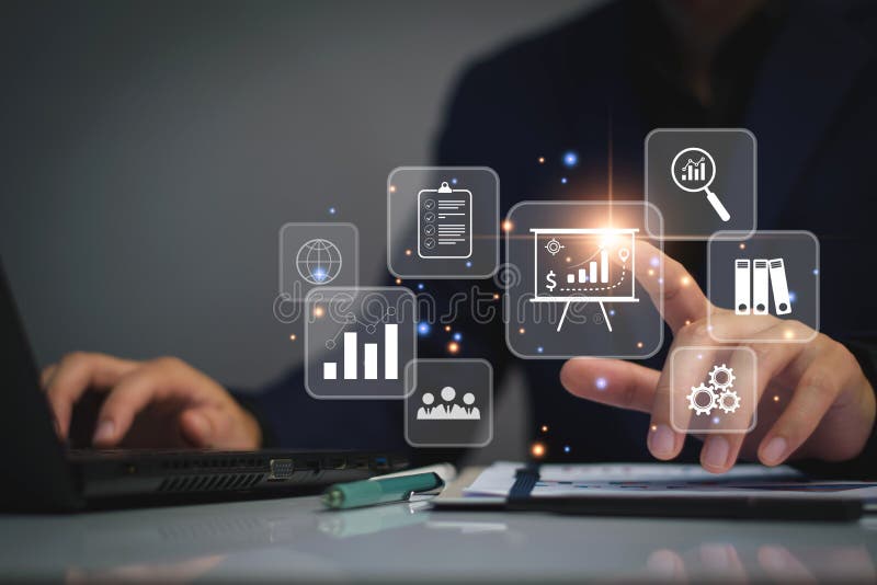 Business Management Concept. Development and Management Executives ...