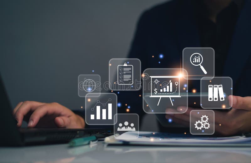 Business Management Concept. Development and Management Executives ...