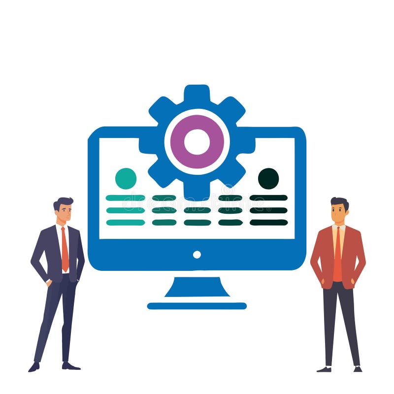 Business Management Concept, Business. Vector Concept. Service. Stock ...