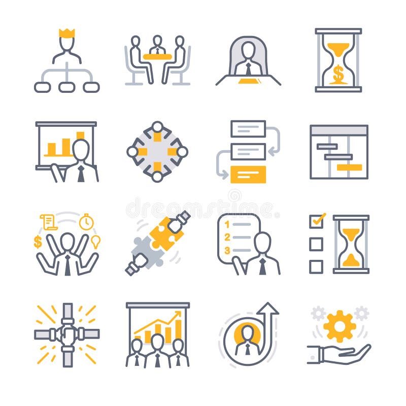 Business Management stock vector. Illustration of planning - 89975564