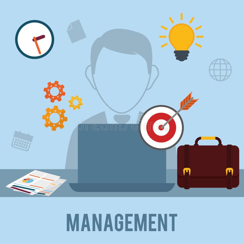 Business Management Graphic Stock Vector - Illustration of people ...