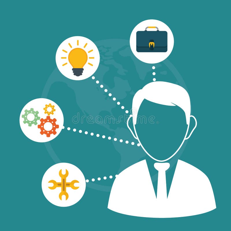 Business Management Graphic Stock Vector - Illustration of plan ...