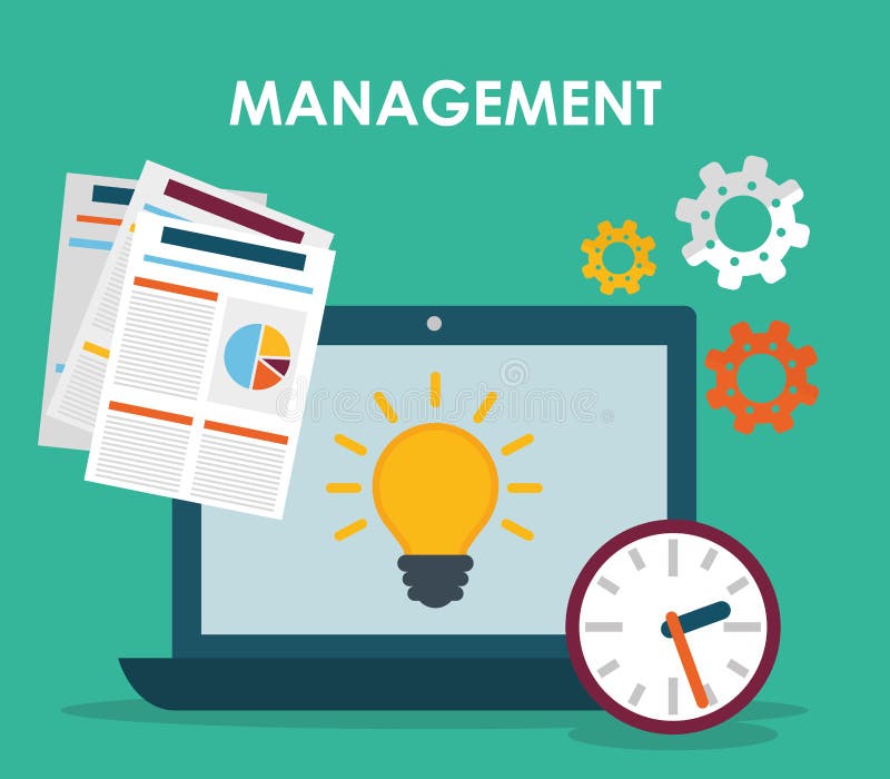 Business Management Graphic Stock Vector - Illustration of manager ...