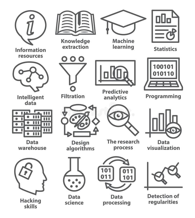 Data Acquisition Processing Icon Stock Illustrations – 36 Data ...