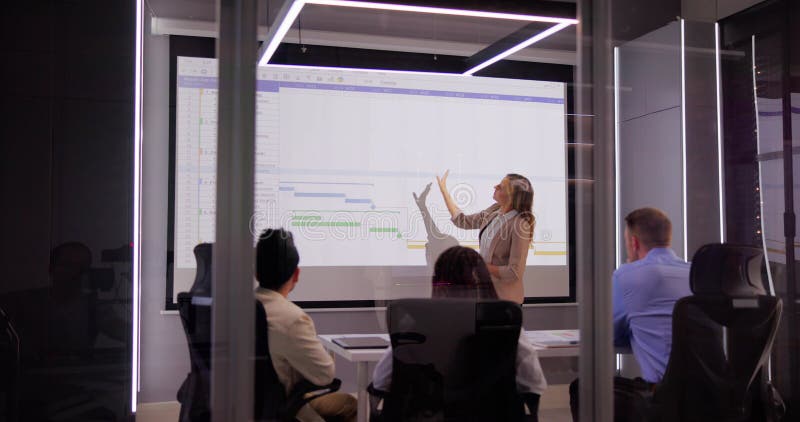 Business Management Kanban Training Stock Photo - Image of team, watch ...