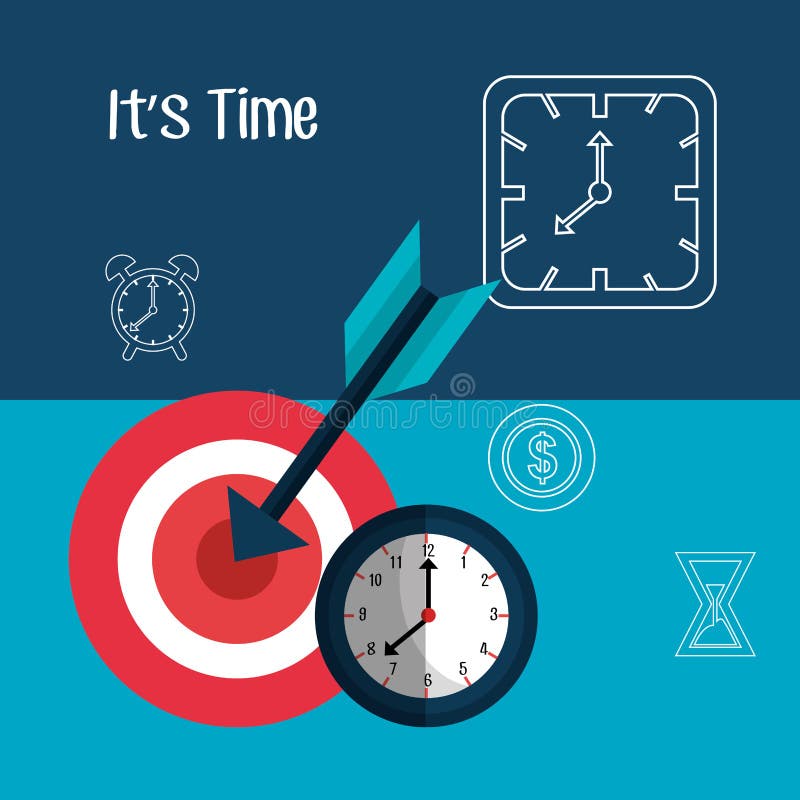 Business and Management Time Stock Illustration - Illustration of ...