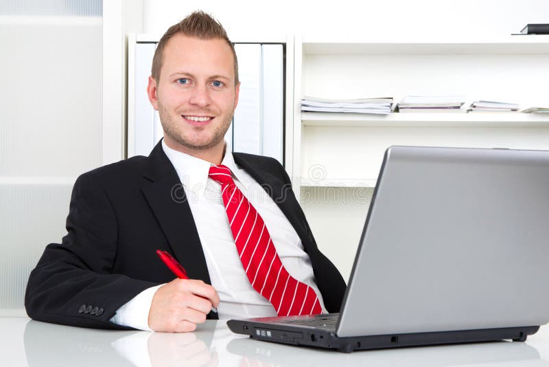 Business manager in office stock photo. Image of business - 35316616