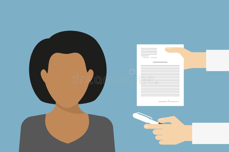 Business Manager Signing Contract Stock Vector - Illustration of ...