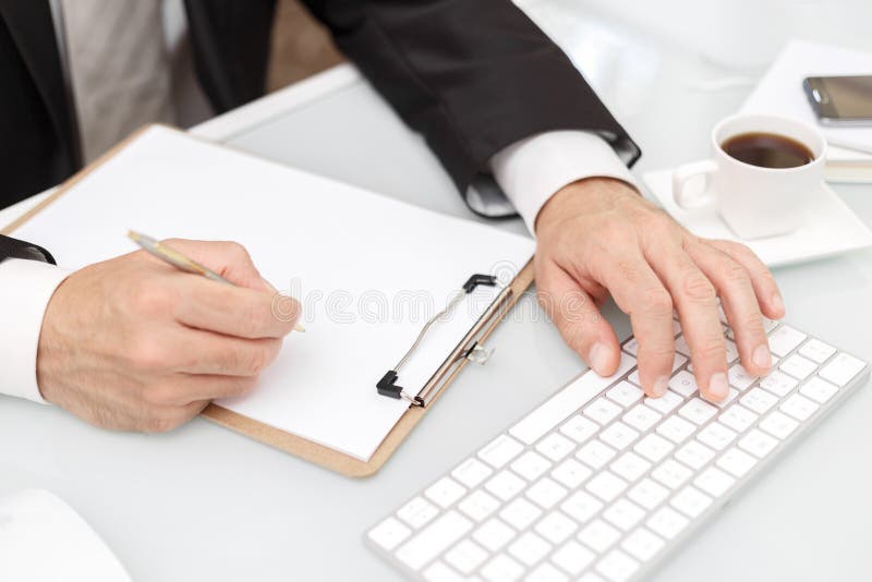 Business mand working stock photo. Image of designer - 124372634