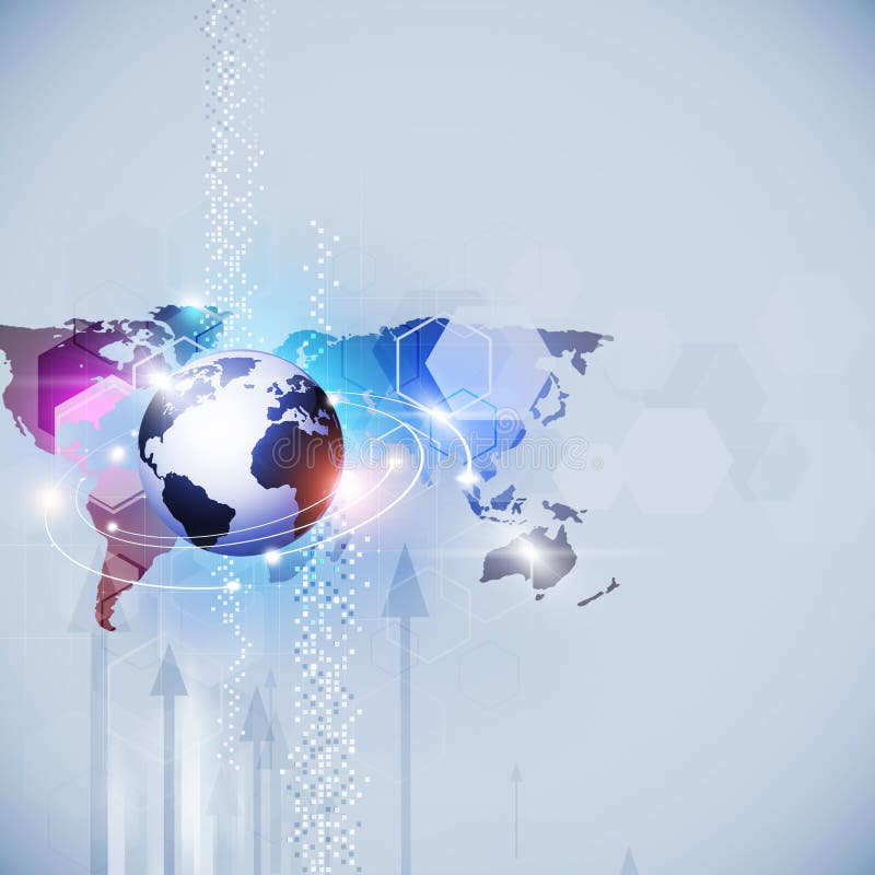 Business Map Multicolor Background Stock Illustration - Illustration of ...