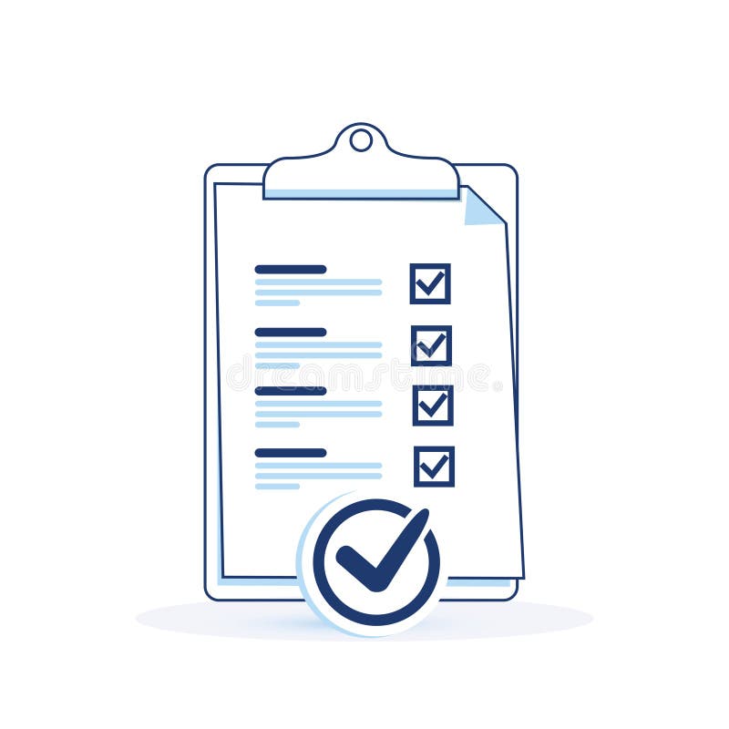 Business Marked To Do Checklist with Seal. Successful Completion of ... Business Marked To Do Checklist with Seal. Successful Completion of ...