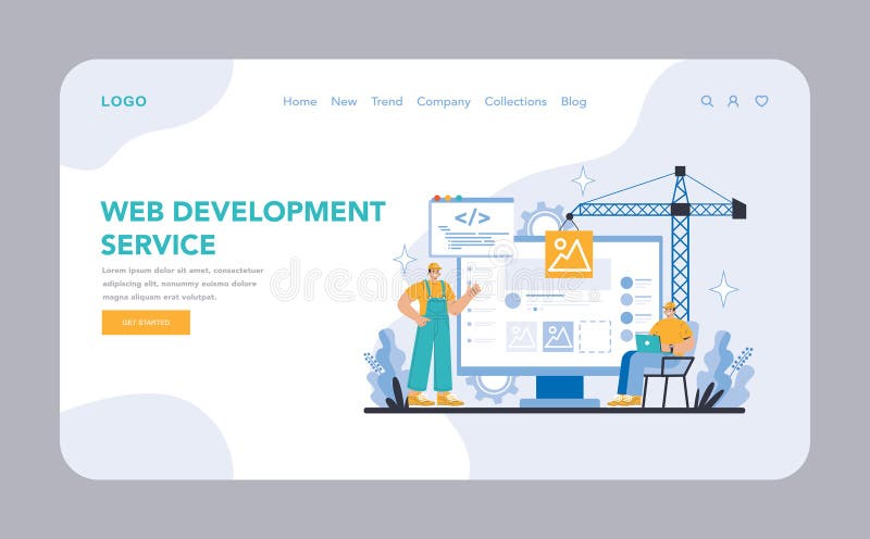 Business and Marketing Concept. Flat Stock Vector - Illustration of server, building: 318220310