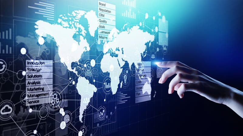 Business and Marketing Strategy Dashboard, Data Analysis Control Panel ...