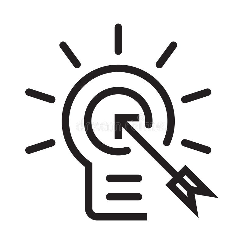 Business Marketing Strategy Line Art Vector Icon for Apps or Websites ...