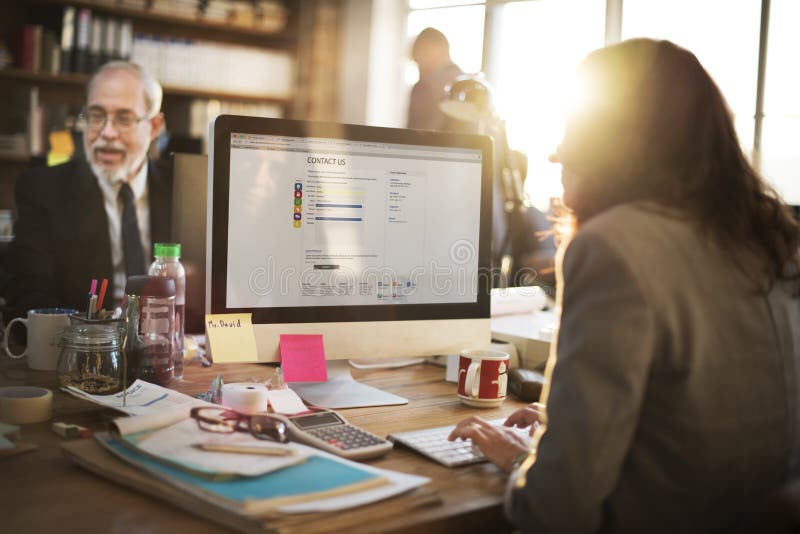 Business Marketing Team Discussion Planning Concept Stock Photo - Image ...