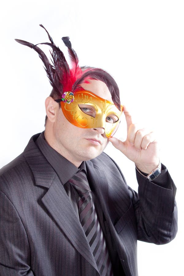 Business with mask stock photo. Image of businessman - 12957152