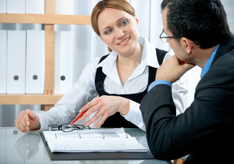 Business meeting stock photo. Image of meeting, accountancy - 14036494