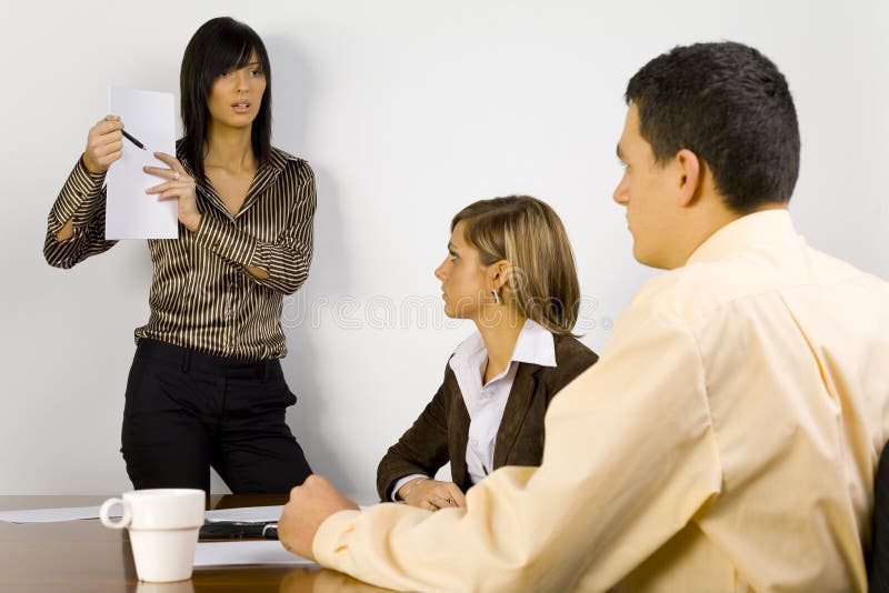 Group of Business People at the Table Stock Photo - Image of executive ...