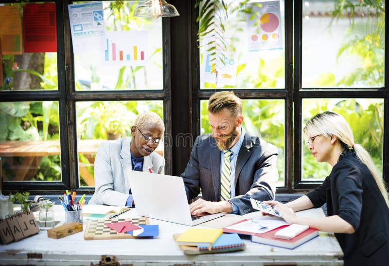 Business Meeting Conference Seminar Working Team Concept Stock Image ...