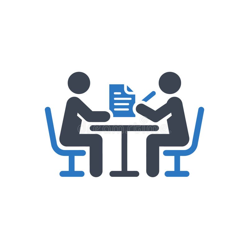 Meeting, Discussion, Conversation Icon Stock Vector - Illustration of ...