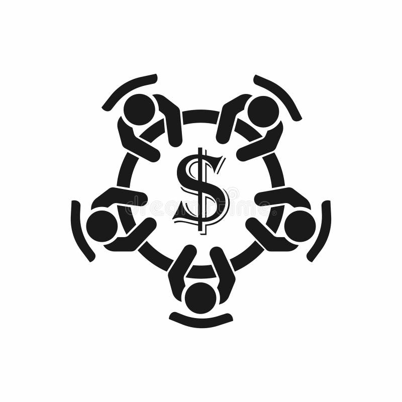 Business Meeting, Discussion. Teamwork Activity. People Around the ...