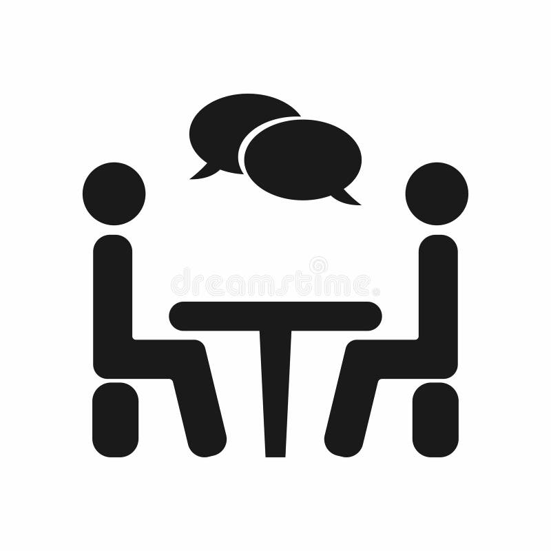 Business Meeting, Discussion. Teamwork Activity. People Around the ...