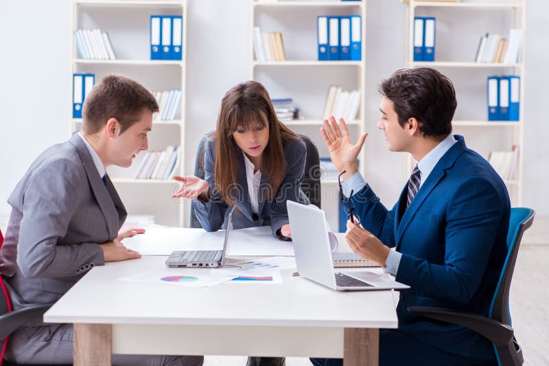The Business Meeting with Employees in the Office Stock Photo - Image ...
