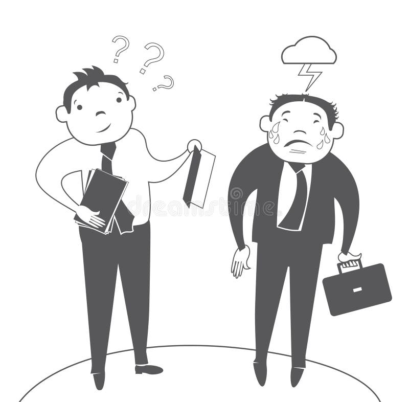 Business Meeting. Failure in Communication. Stock Illustration ...