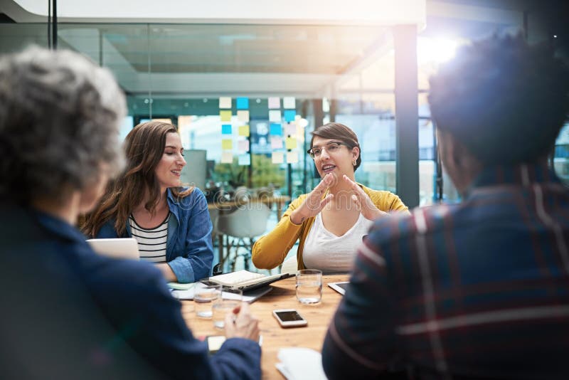 Business Meeting, Group and Brainstorming for Team, Creative and ...