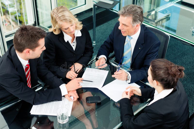 Business - Meeting in an Office Stock Photo - Image of negotiation ...