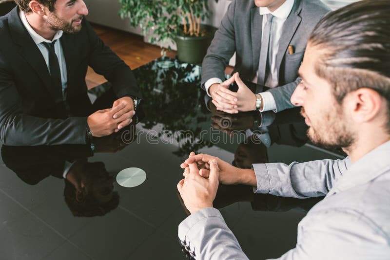 Business Meeting in the Office Stock Image - Image of company, building ...