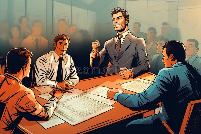 Business Meeting, People Collaborating on a Project, Working with ...