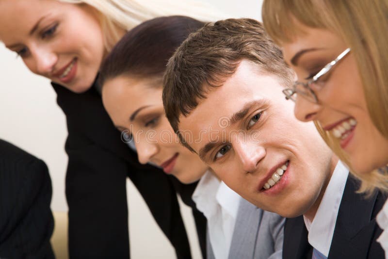 Business meeting portrait stock photo. Image of preparation - 2675496