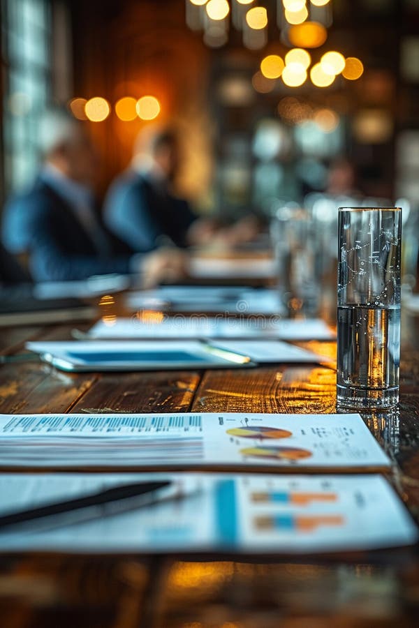 Business Meeting in Progress with Digital Devices Stock Image - Image ...