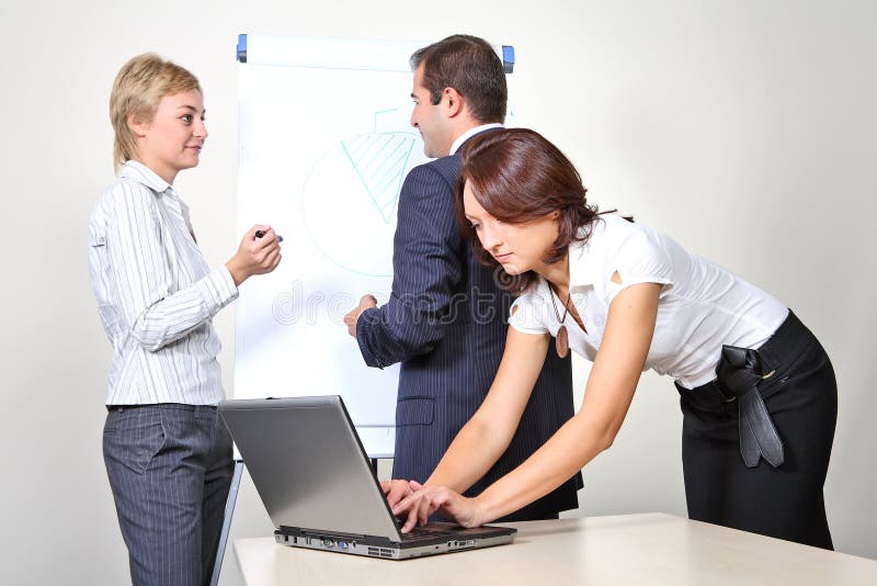Business Meeting - Project Presentation Stock Image - Image of ...