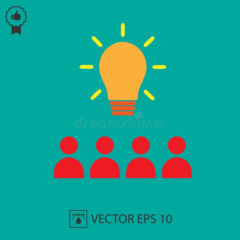 Business Meeting Vector Icon Stock Vector - Illustration of businessman ...