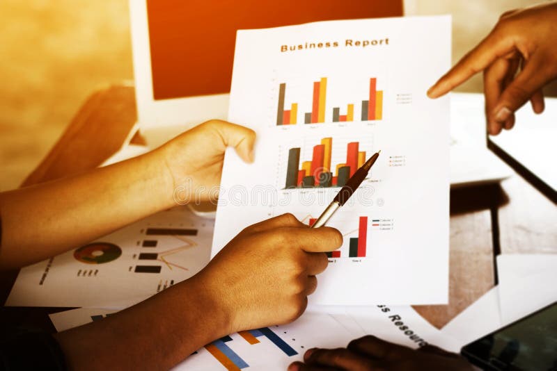 Business meeting stock photo. Image of diagram, corporate - 90792936