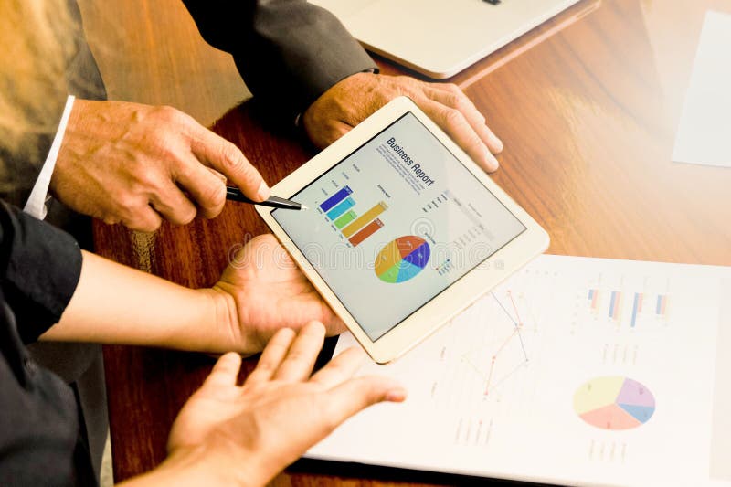 Business Meetings, Documents, Sales Analysis, Analysis Results Stock ...