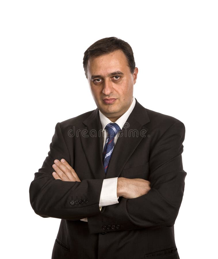 Young Business Men Portrait Isolated Stock Photo - Image of caucasian ...