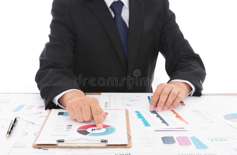Business Men in Formal Attire are Doing Serious Work Stock Image ...