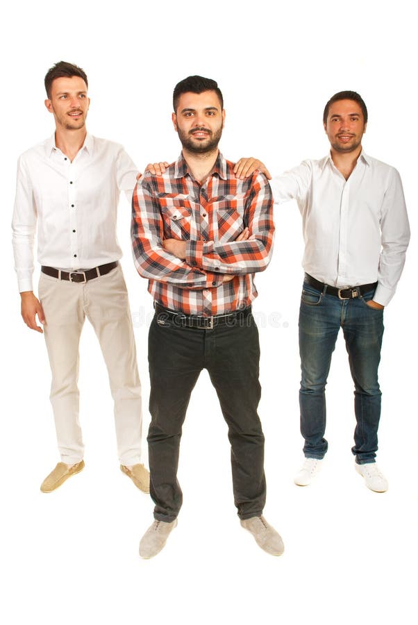 Three Support Operators At Work Stock Photo - Image of coworkers ...