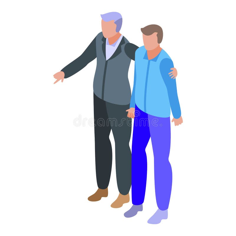 Business Mentor Manager Icon, Isometric Style Stock Vector ...