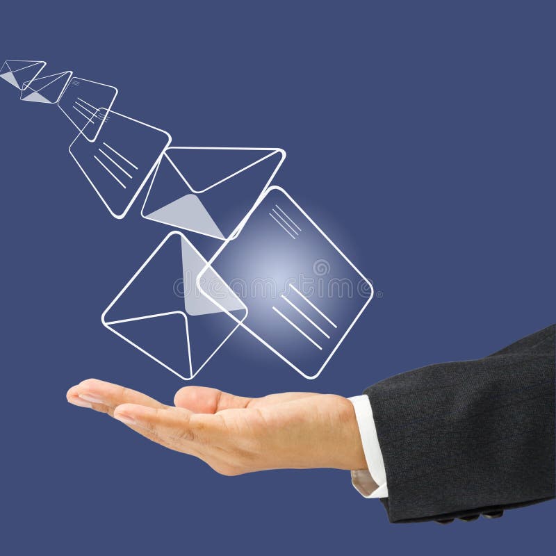 Business message stock image. Image of receiving, sending - 21777037