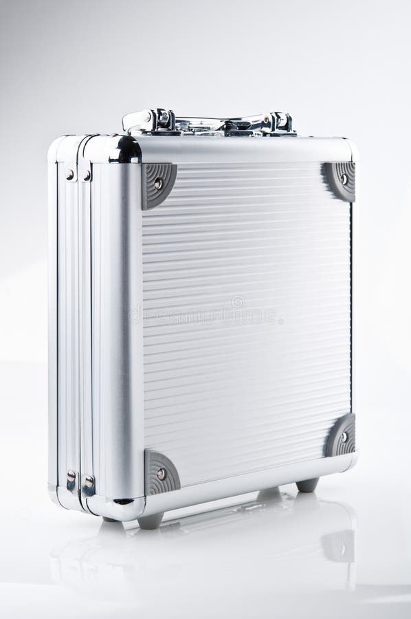 Metal Briefcase stock photo. Image of isolated, lifestyle - 181678
