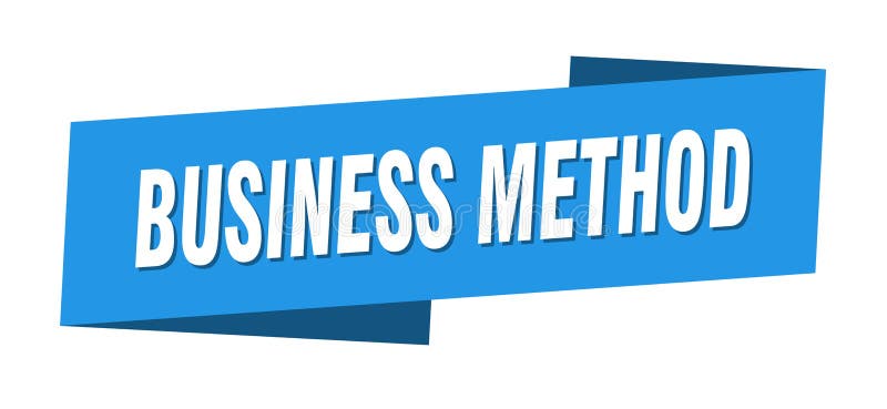 Business Method Banner Template. Business Method Ribbon Label Stock ...