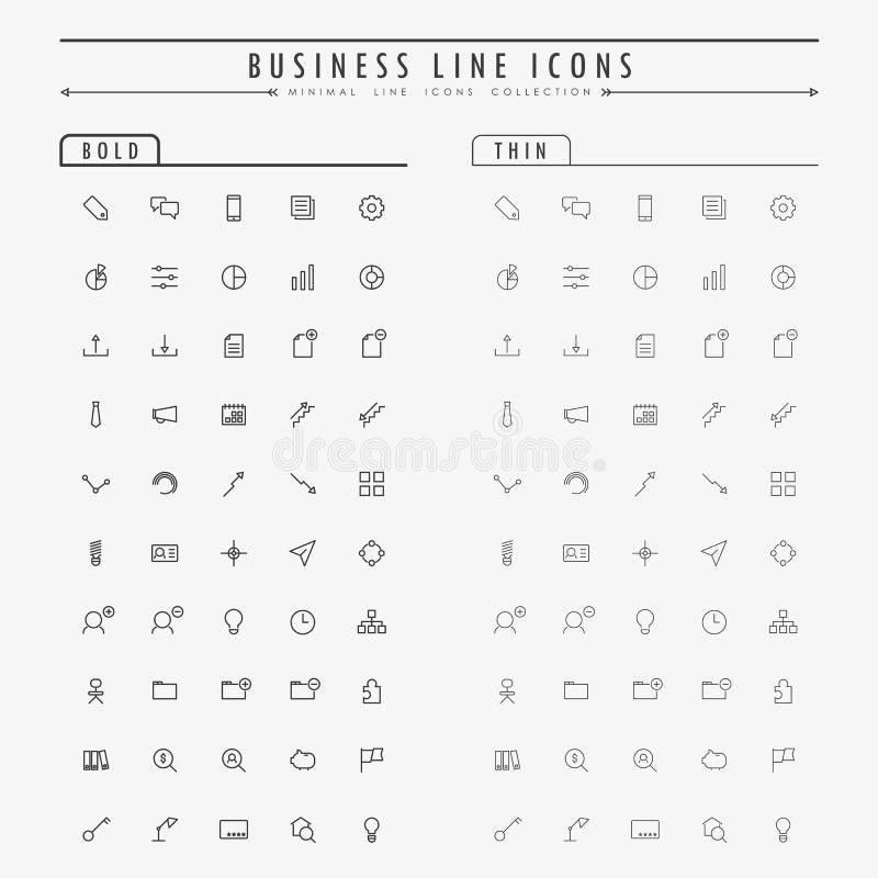 Email thin icons stock vector. Illustration of file, computer - 49218131