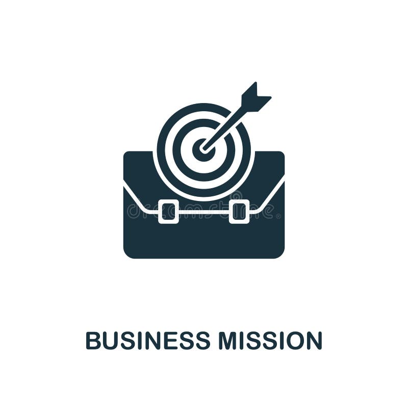 Business Mission Icon. Creative Element Design from Business Strategy ...