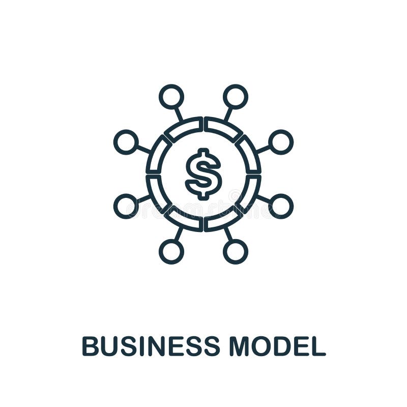 Business Model Icon Set. Premium Symbol in Different Styles from ...